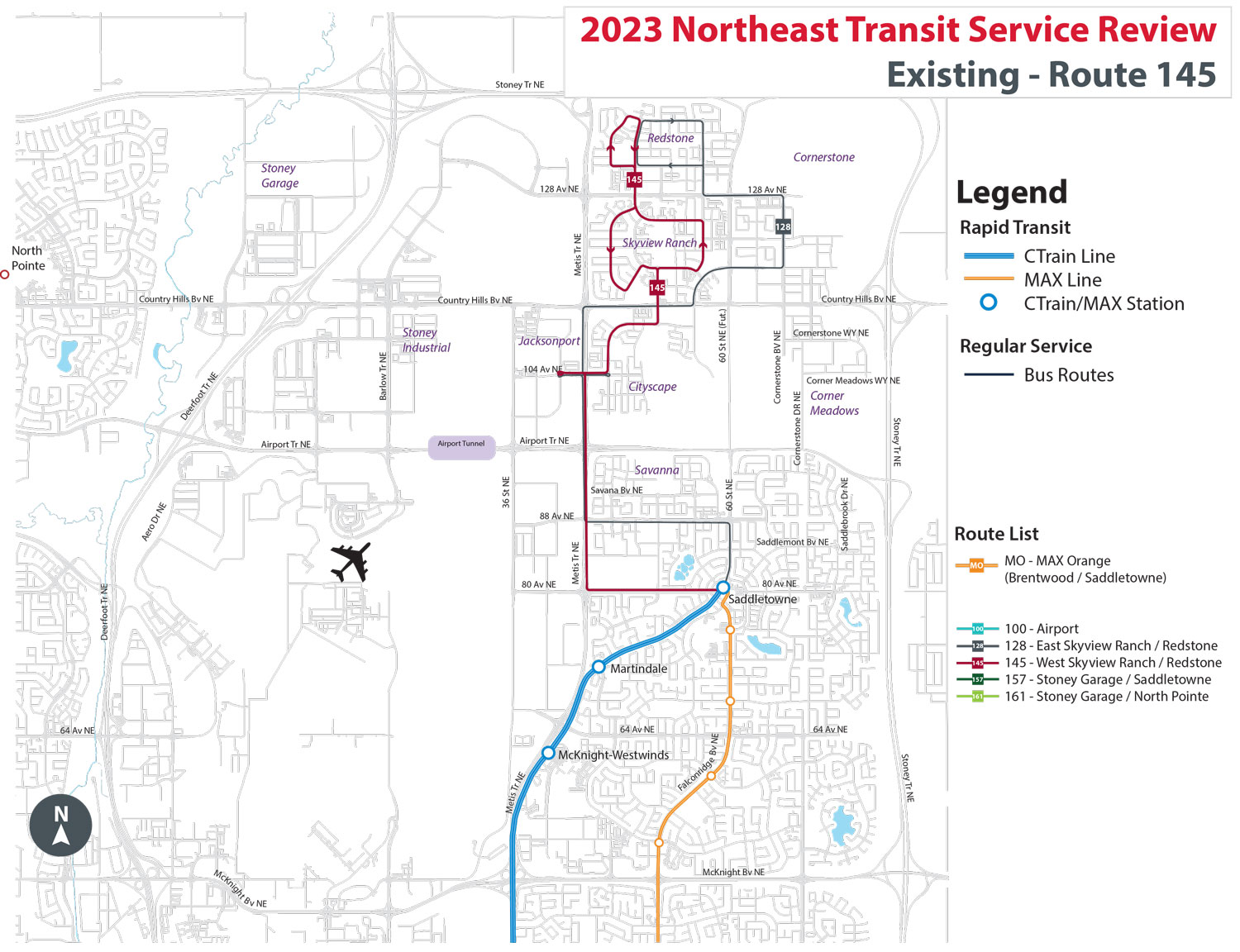 Northeast transit service review